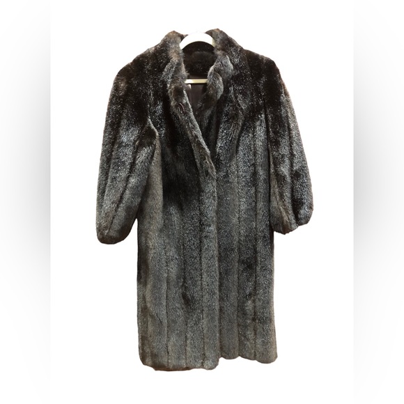 Style VI Ltd | Jackets & Coats | Style Vi Ltd Dark Brown Faux Fur Mink ...